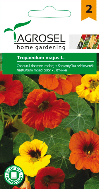 Blomsterkarse - Tropaeolum Majus - PG2 – Bjarne's frø og planter
