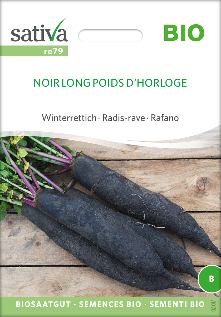 Radise - Noir Long Poids D'horloge - ØKO – Bjarne's frø og planter