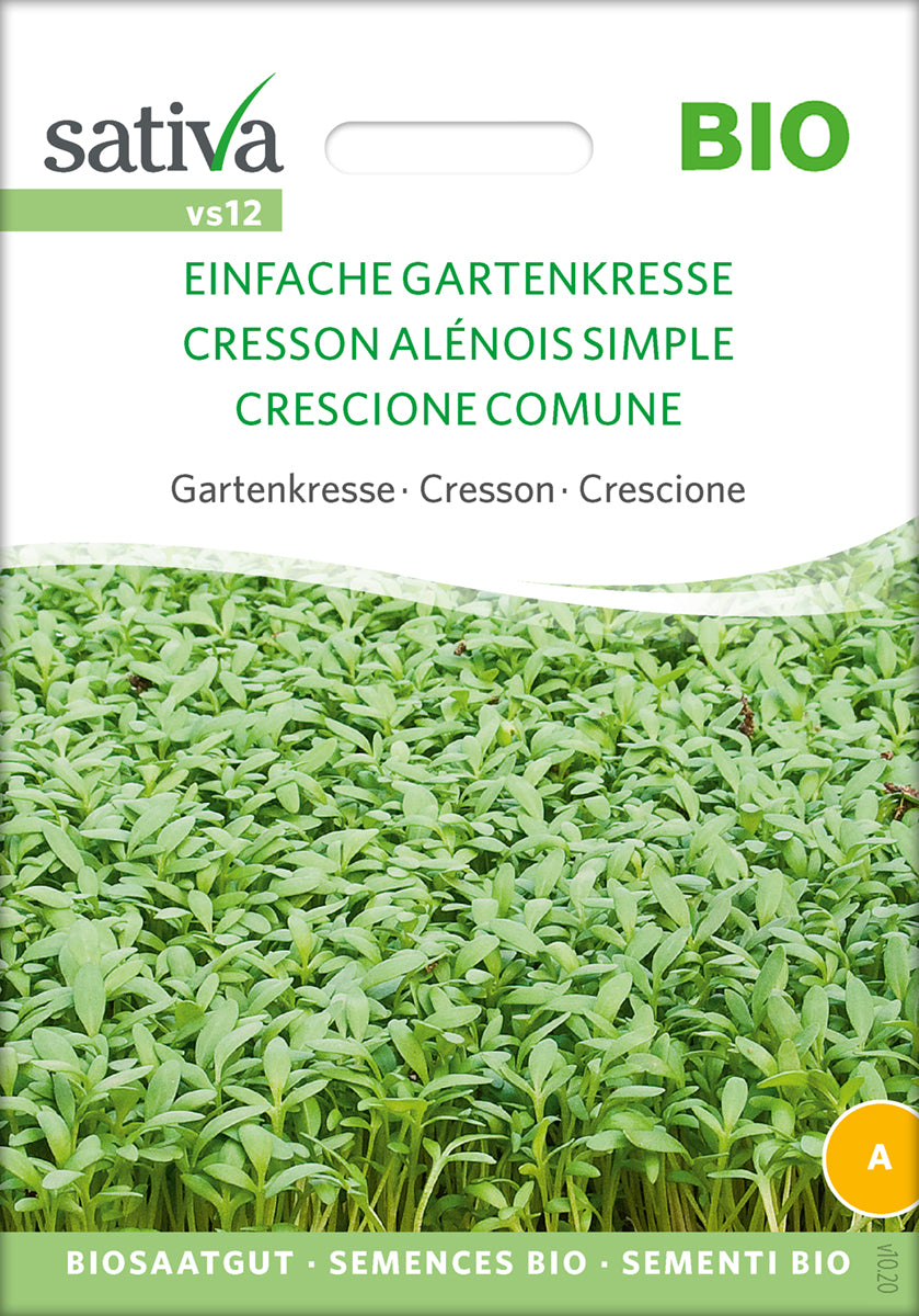 Karse- Garden Cress - ØKO – Bjarne's frø og planter